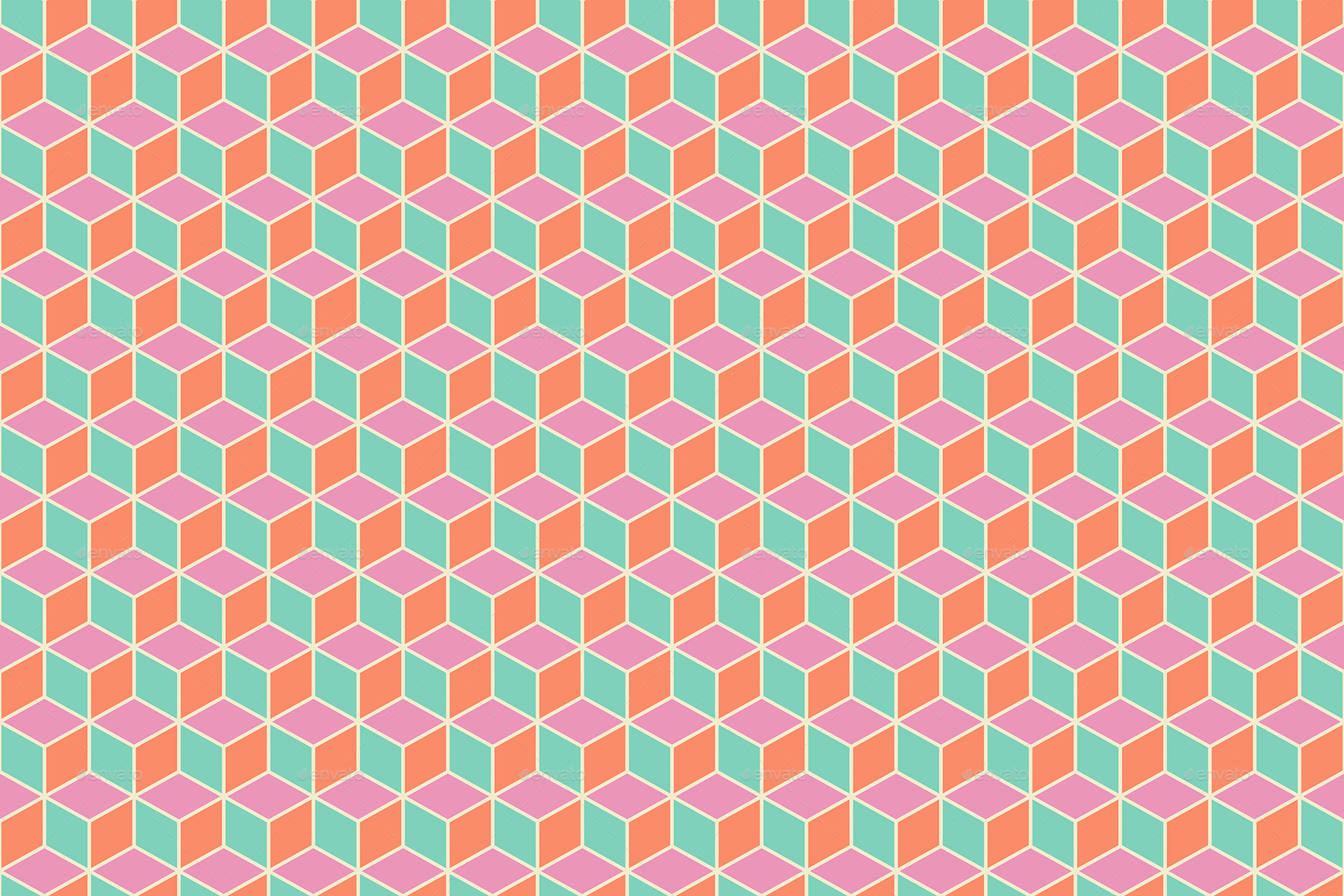 10 Isometric 3D Cubes Backgrounds by TexturesStore | 3DOcean